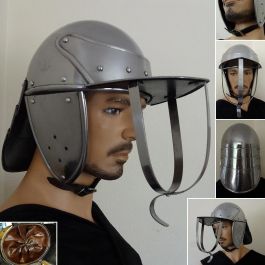 English Civil War Lobster Tailed Pot Helm