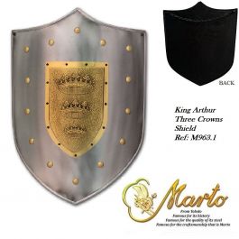 King Arthur Shield Three Crowns