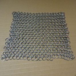 Mild Steel Ring Chainmail Patch For Repairs Or Display. 4" ,5", 6", or ...