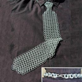 Chainmail Tie - Modern Medieval Accessories