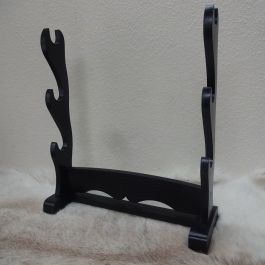 Heavy Duty 3 Sword Table Top Wooden Display Stand