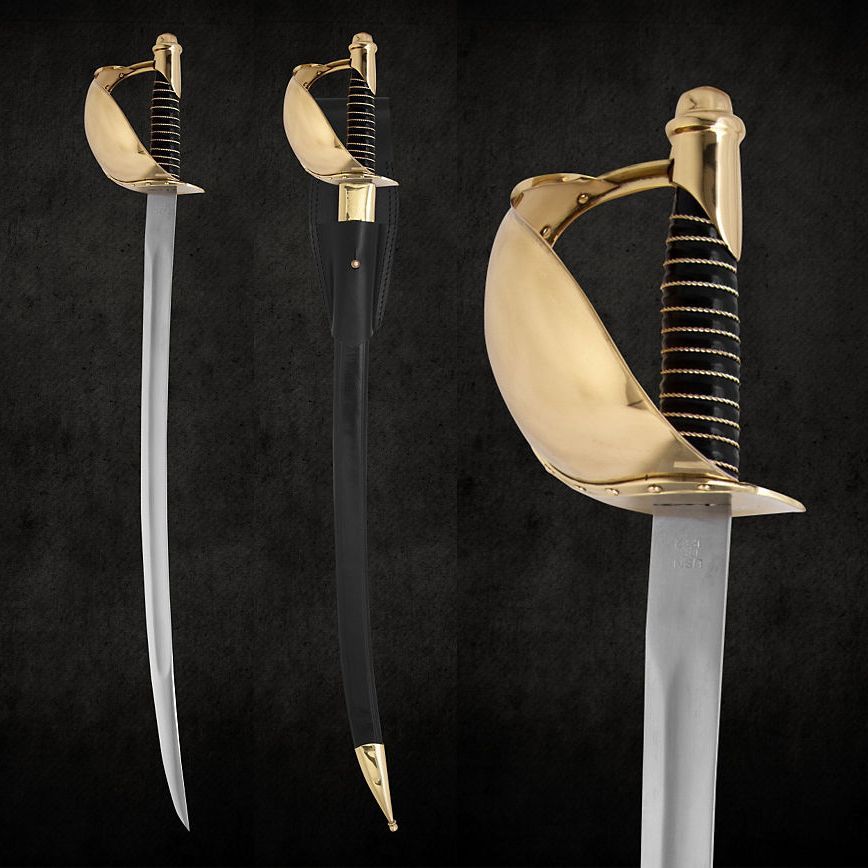US Navy Cutlass M1860 Gold