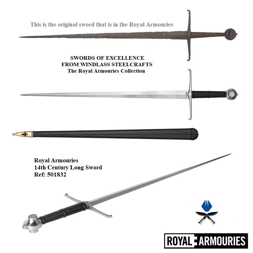 Royal Armouries 14th Century Longsword - Southern Swords Ltd