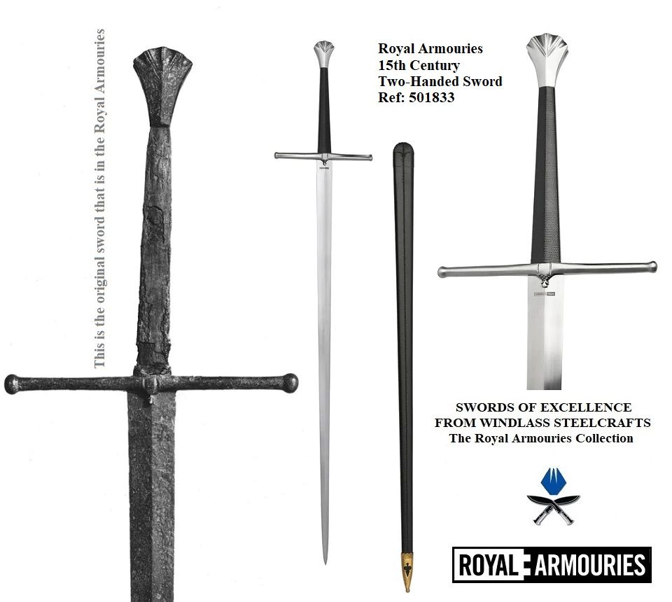 Royal Armouries 15th Century Two-Handed Sword - Southern Swords Ltd