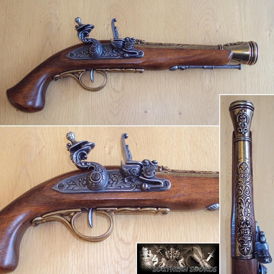English Flintlock 18th C. - Brass